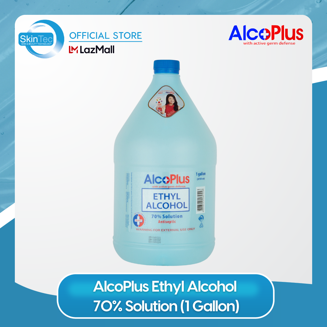 Alcoplus Blue 70% Ethyl Alcohol (1 Gallon) | Lazada PH
