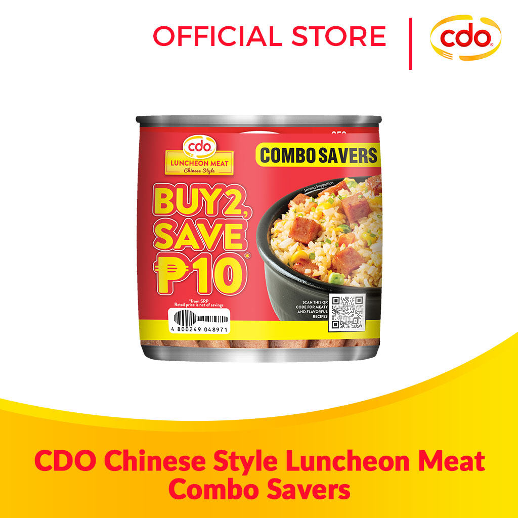 SAVE P10.00! CDO Chinese Style Luncheon Meat 350g (2PCS) | Lazada PH