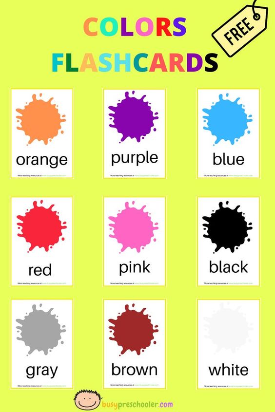 Colors Chart - Laminated Educational Chart ((a4 Size bond paper 8.3 x ...