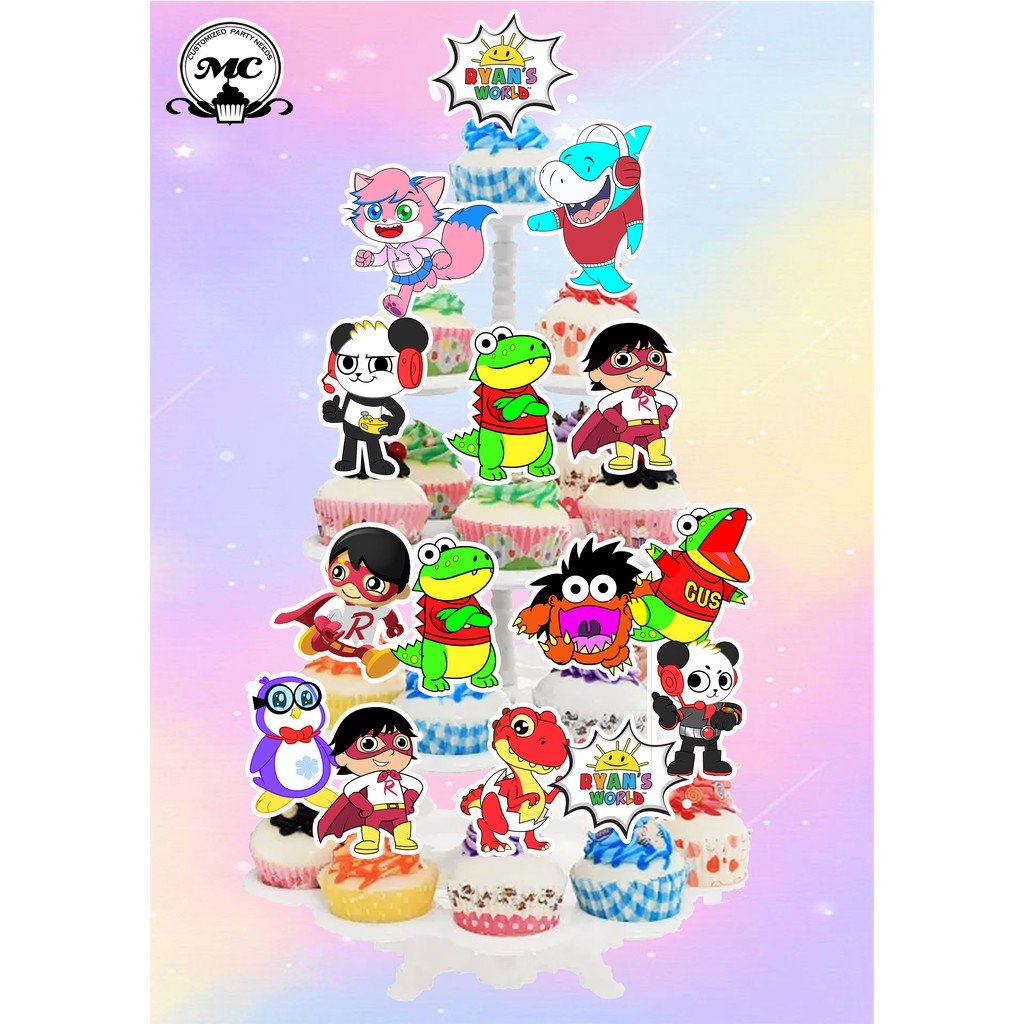 RYAN'S WORLD theme cake topper | Lazada PH