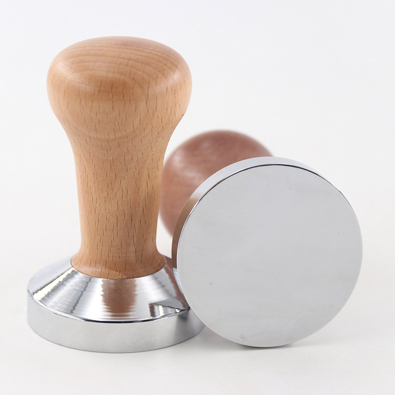 🎁 LAHOME Tamper Espresso Wood Hand Tamper 51mm Tamper Coffee Tamper ...