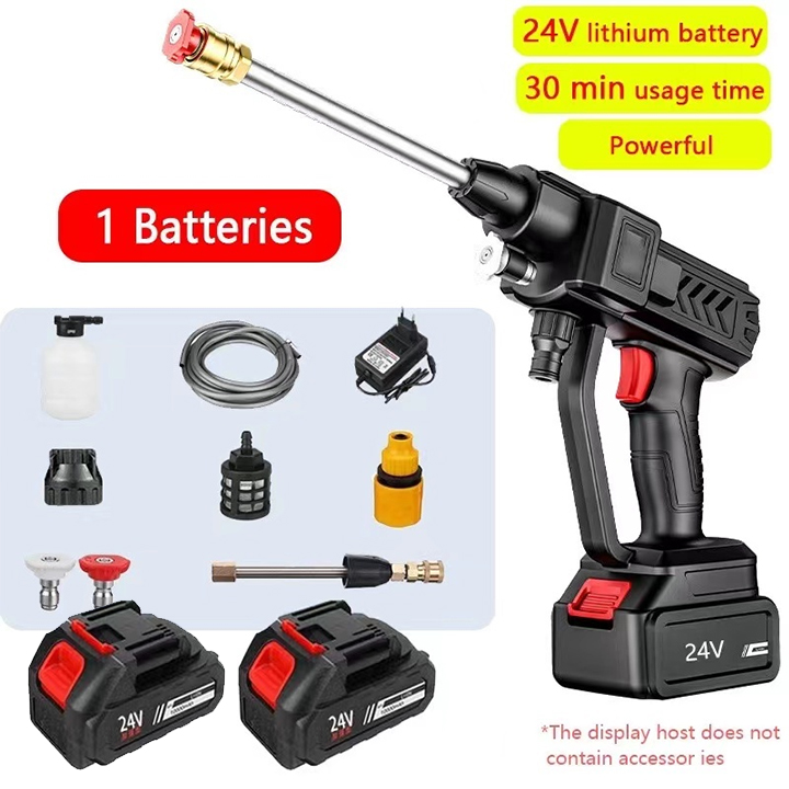 Cordless Portable High Pressure Washer 24v 20000mah There is a ...