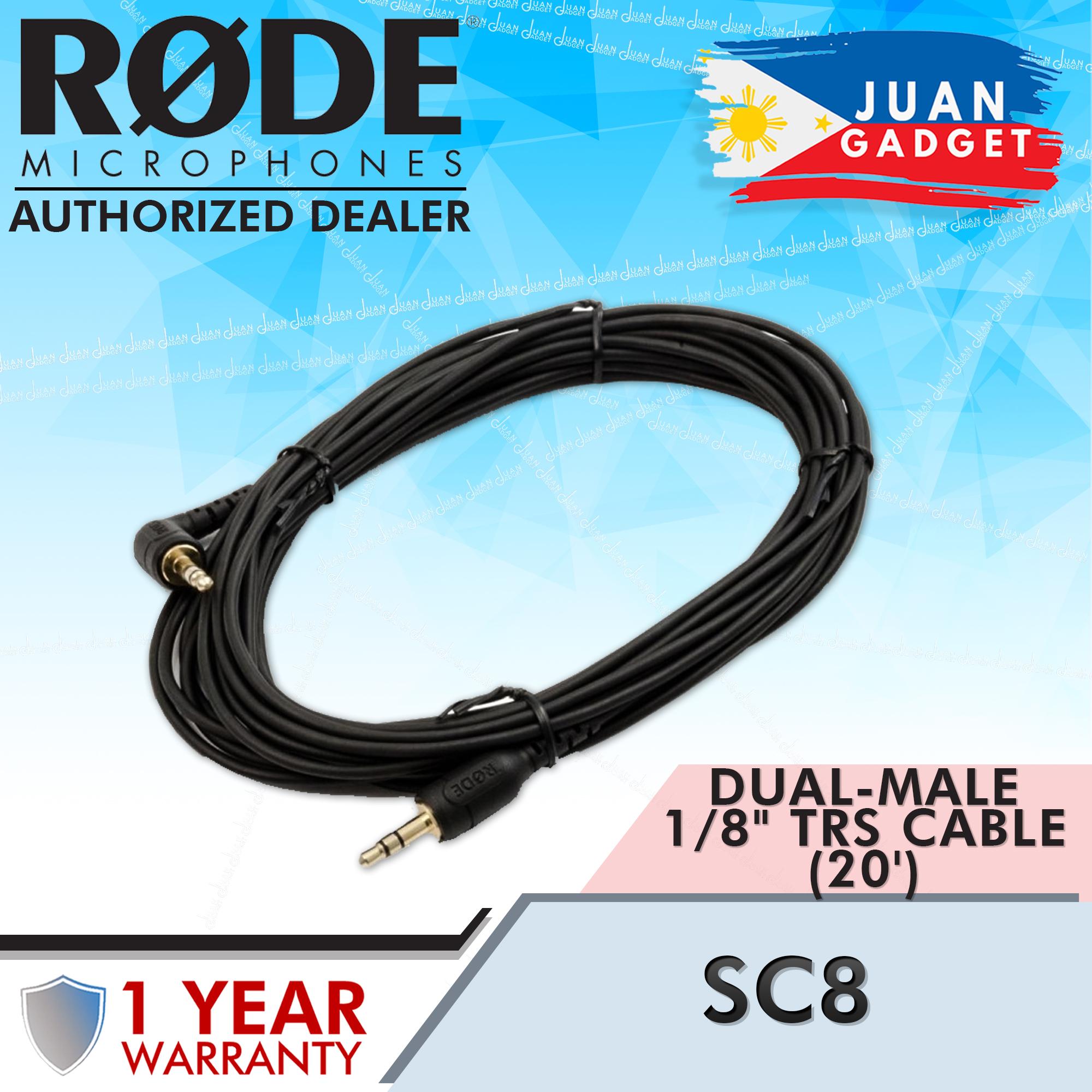 RODE SC8 Dual-Male 1/8 TRS Cable (20') | JG Superstore | Lazada PH