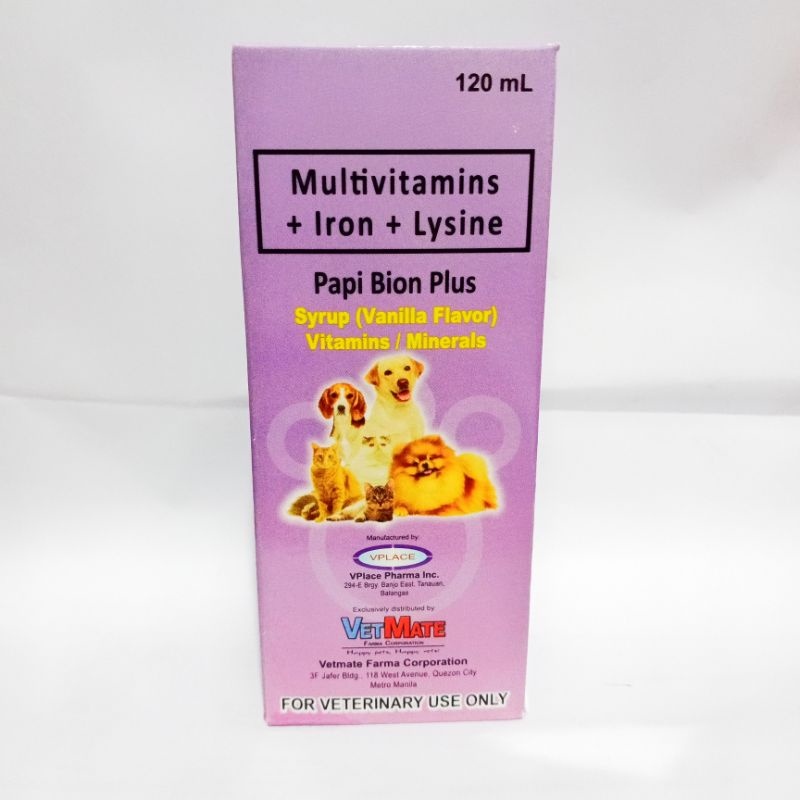 Papi Bion Plus Papi Iron Plus B-Complex 120 ML | Lazada PH