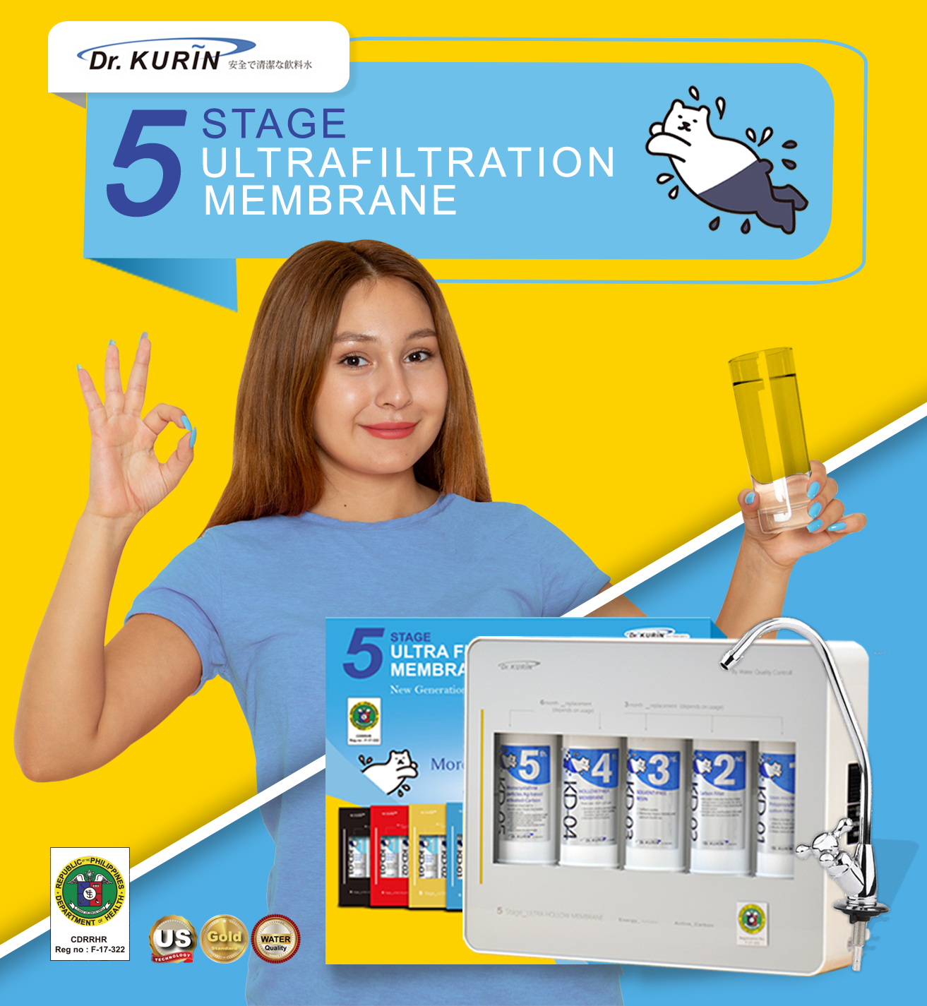 DK-991 Dr. Kurin 5 Stage Ultra Filtration System | Lazada PH