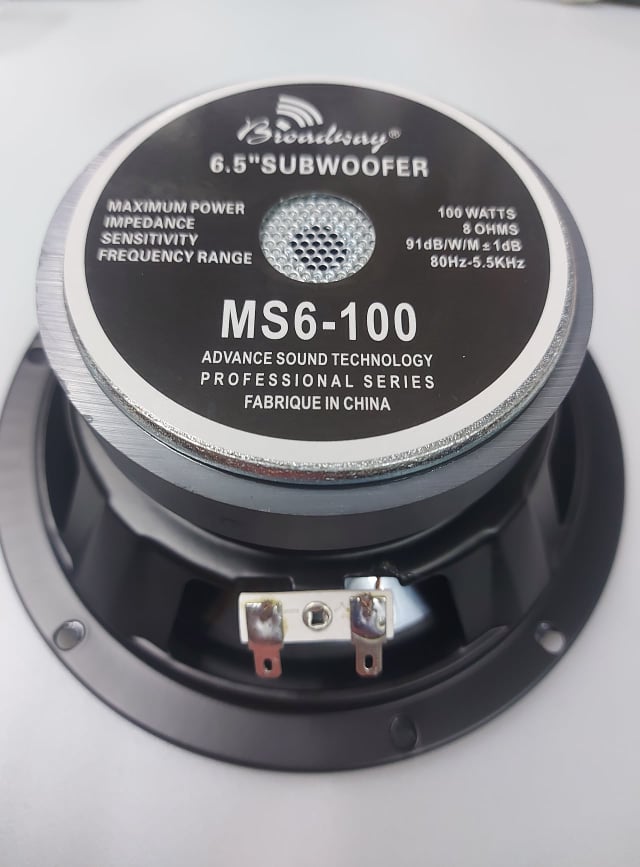 BROADWAY 6.5 SUBWOOFER SPEAKER MS6-200 / MS6-100 | Lazada PH