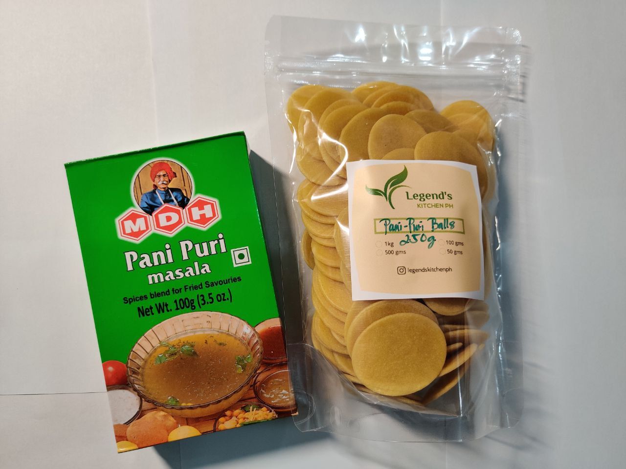 PANI-PURI INDIAN SNACK SET| PANI-PURI BALLS WITH PANI PURI MASALA ...