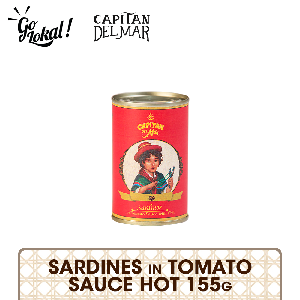 Capitan Del Mar Sardines in Tomato Sauce Hot 155g | Lazada PH