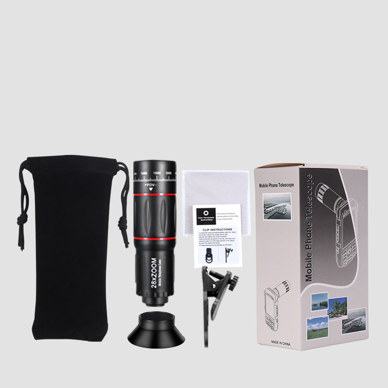 APEXEL Universal 18x25 Monocular Zoom HD Optical Mobile Phone Lens ...