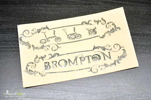 Brompton Design Decals and Metal Stickers | Lazada PH