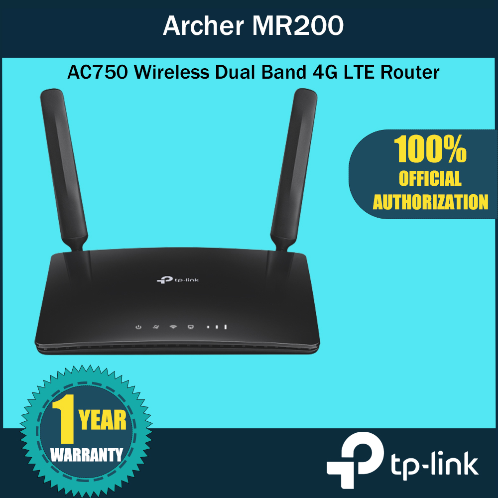 【FREEBIE SIM CARD】TP-Link Archer MR200 AC750 Wireless Dual Band 4G ...