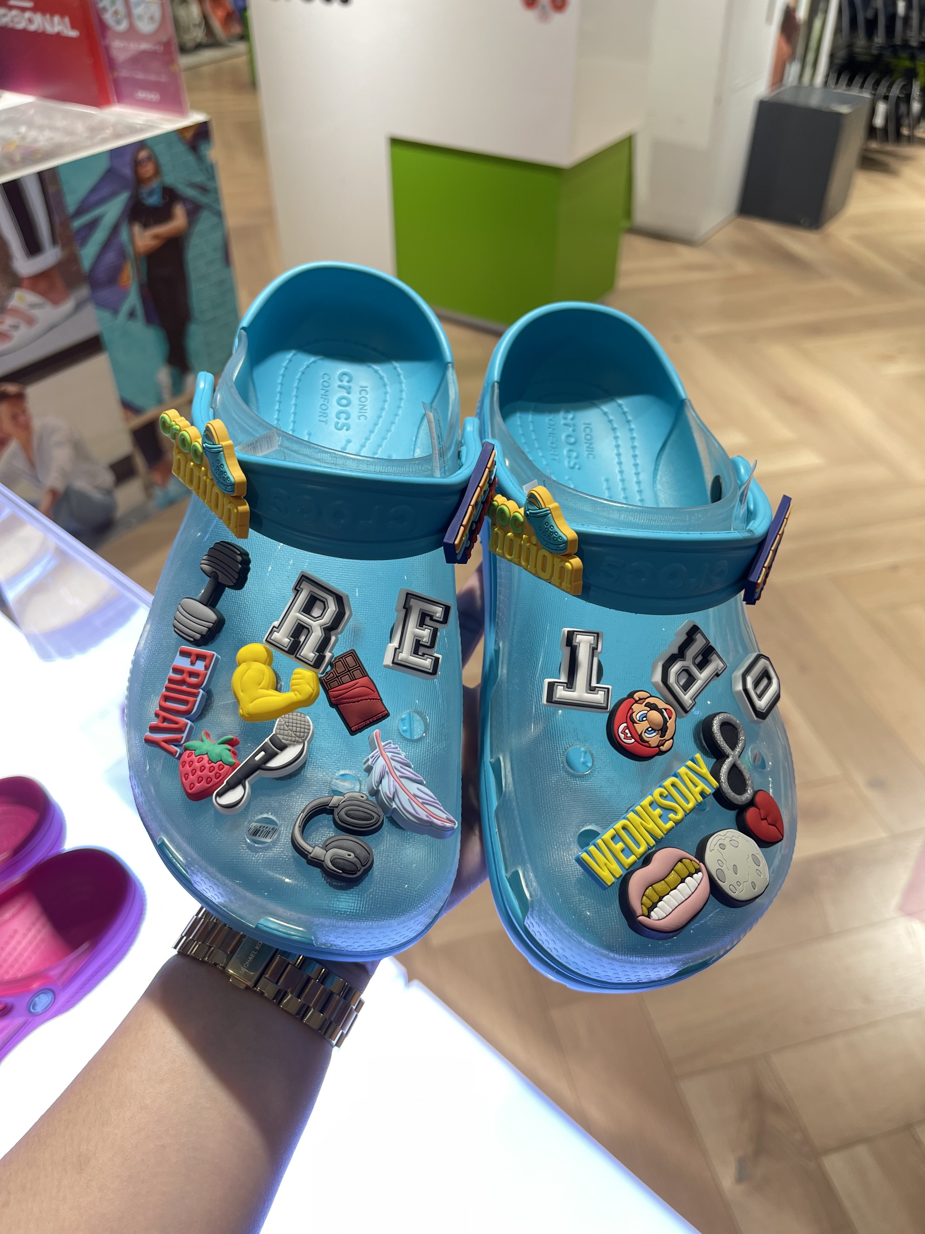 Crocs Classic Translucent M5/W7 | Original pairs | Lazada PH