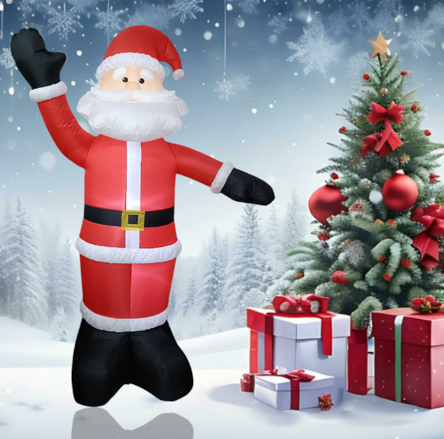 6ft & 8ft Inflatable Santa Claus Christmas Yard Blow Up Decoration with ...