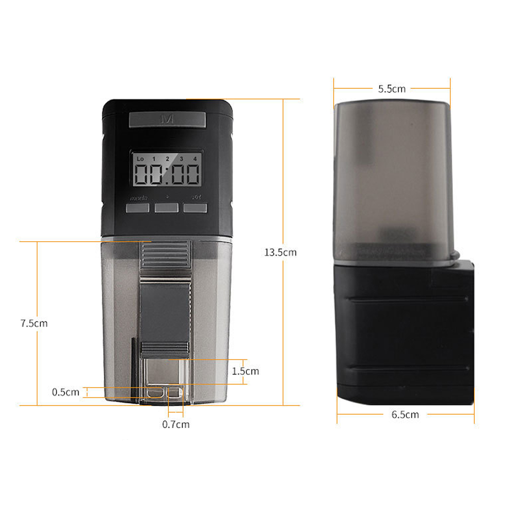 Smart Automatic Fish Feeder Battery Powered Fish Food Dispenser for ...
