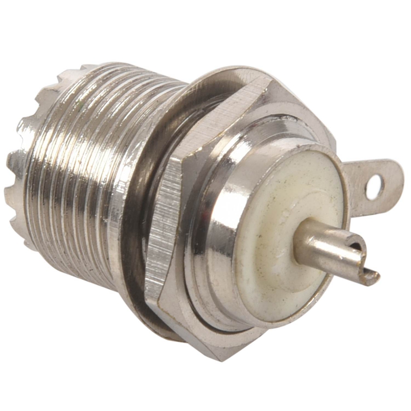 10X UHF Female SO239 Jack Bulkhead Solder Panel Mount RF Straight ...