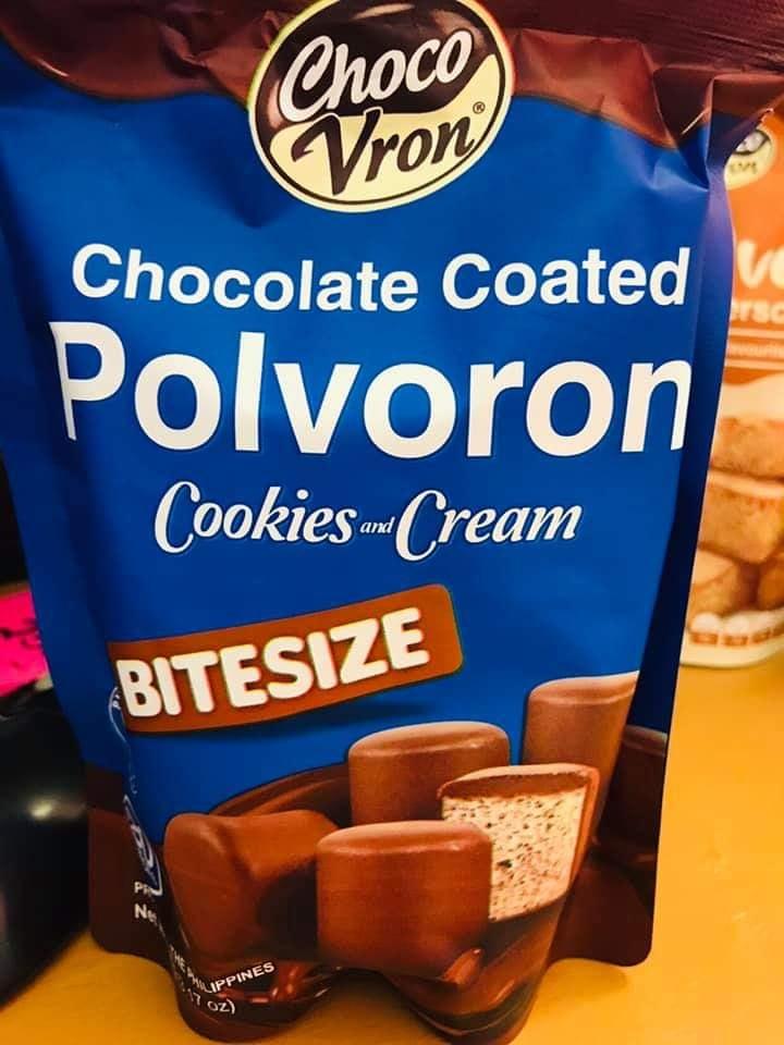 CHOCOVRON Chocolate Coated Polvoron (cookies and cream) | Lazada PH