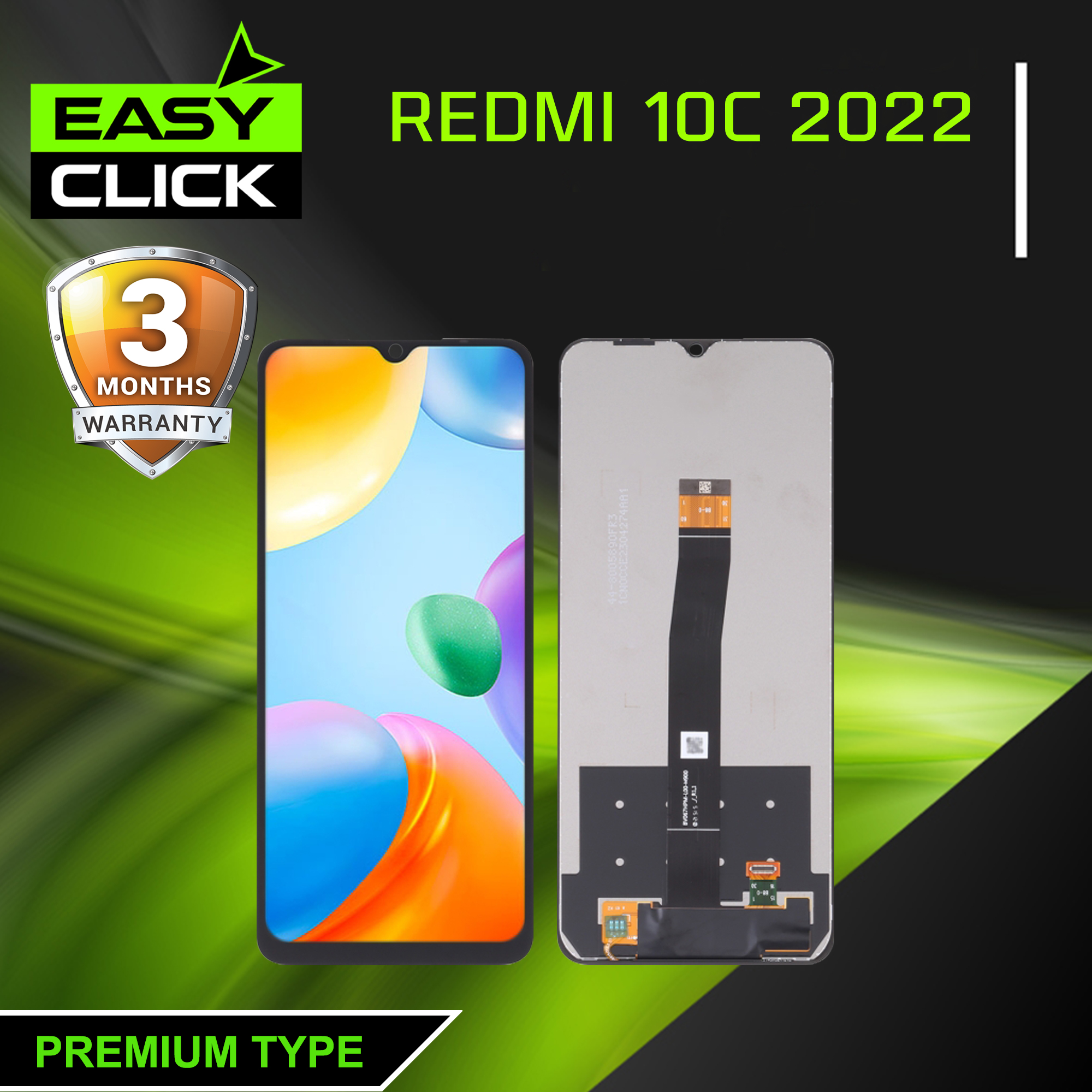 Easy Click 100% Tested Original LCD For Xiaomi Redmi 10c LCD Display ...