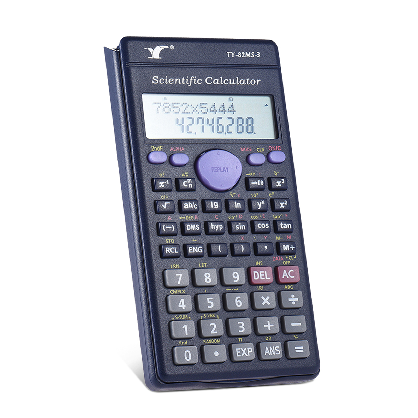 Scientific Calculator Counter 240 Functions 2 Line LCD Display Business