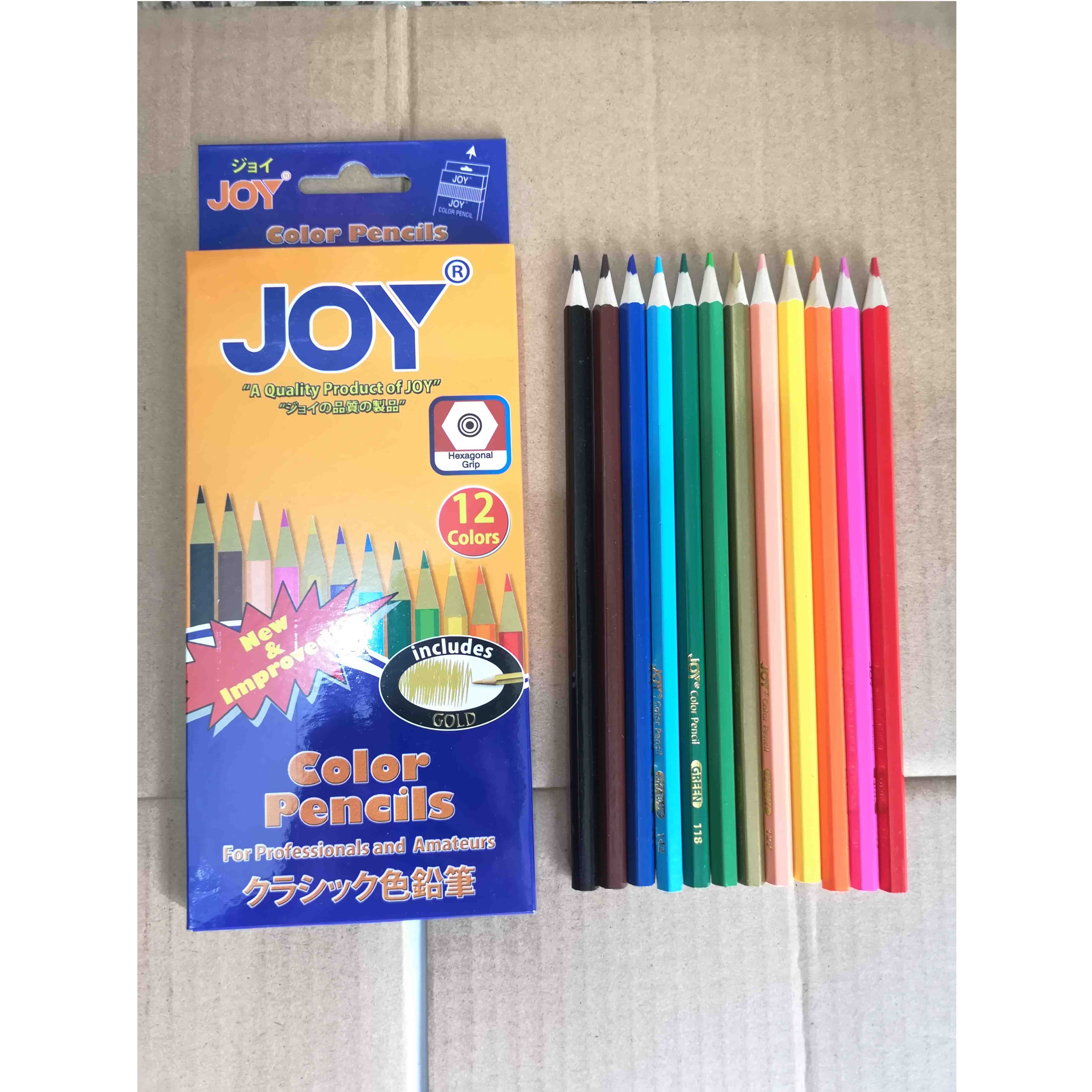 [DKI ENTERPRISES] 12 Colors Joy Colored Pencil | Lazada PH