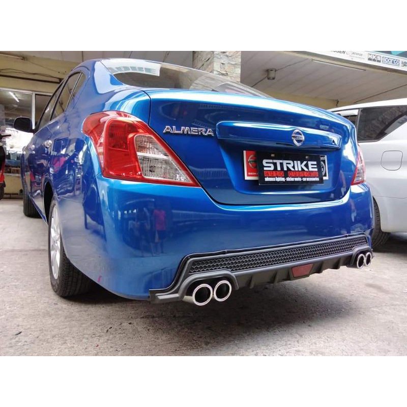 Nissan Almera Rear Bumper Diffuser BodykitsyRN | Lazada PH