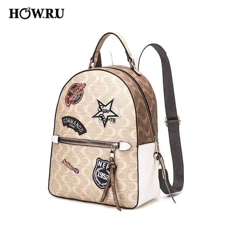 SALE！HowRU Coach Patches Backpack | Lazada PH