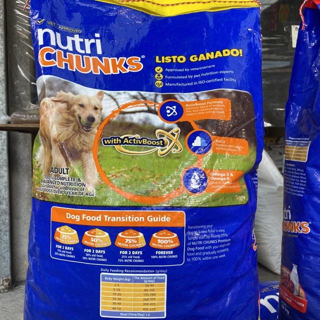 Nutri Chunks Maintenance Beef Flavor repacked per 500g/1kg | Lazada PH
