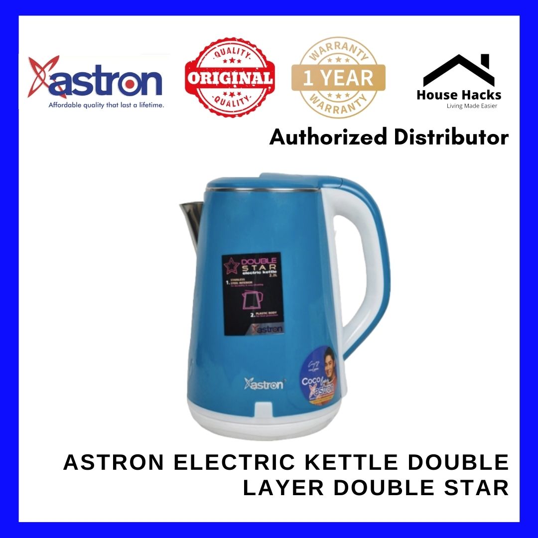 Astron Electric Kettle Double Layer DOUBLE STAR (House Hacks) | Lazada PH