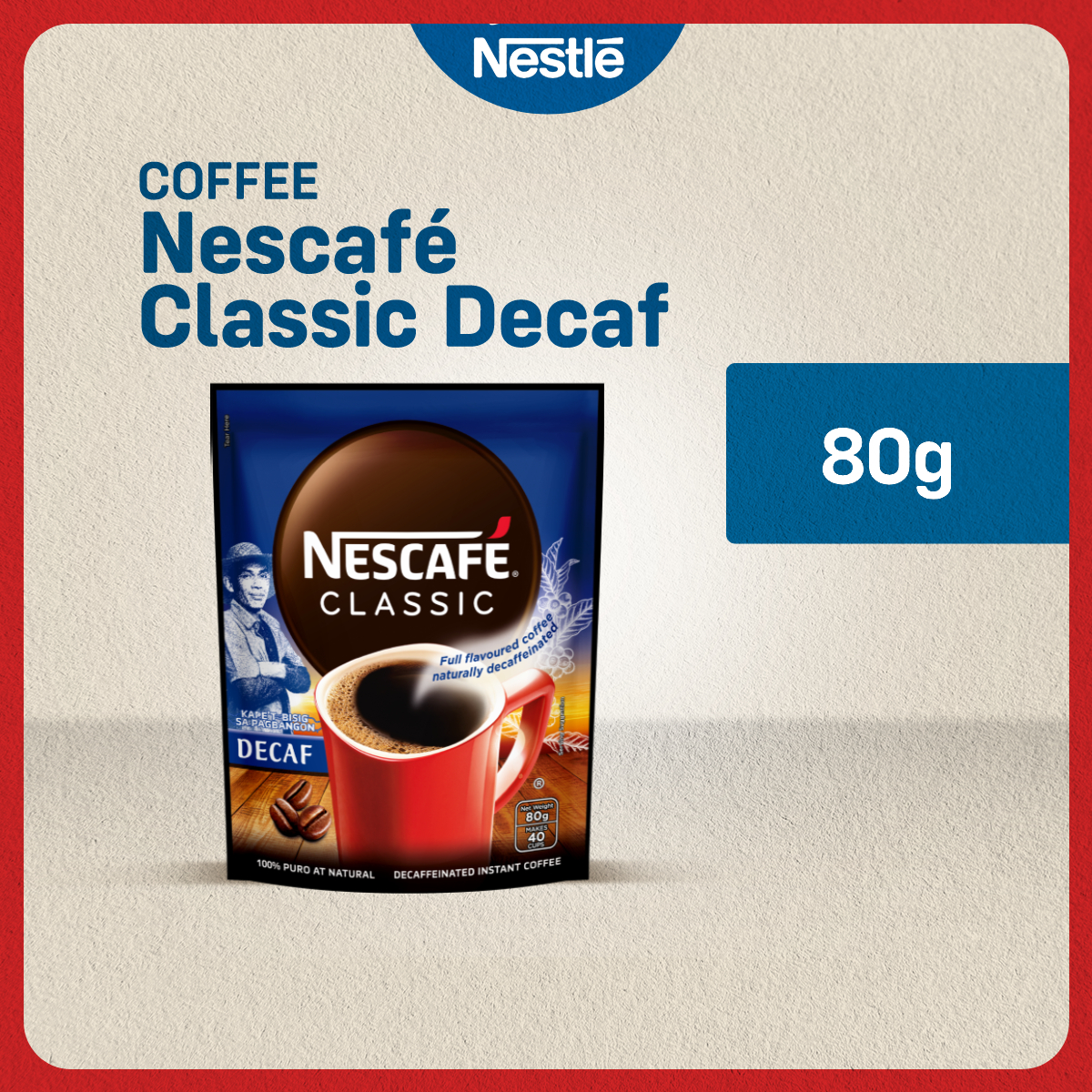 Nescafe Classic Decaf Instant Coffee 80g | Lazada PH