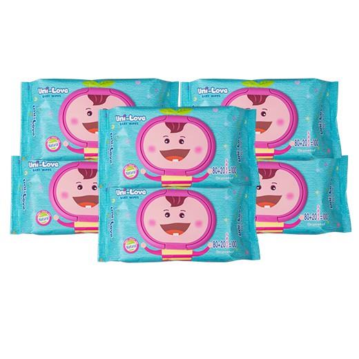 UniLove Unscented Baby Wipes 100's Pack of 6 | Lazada PH