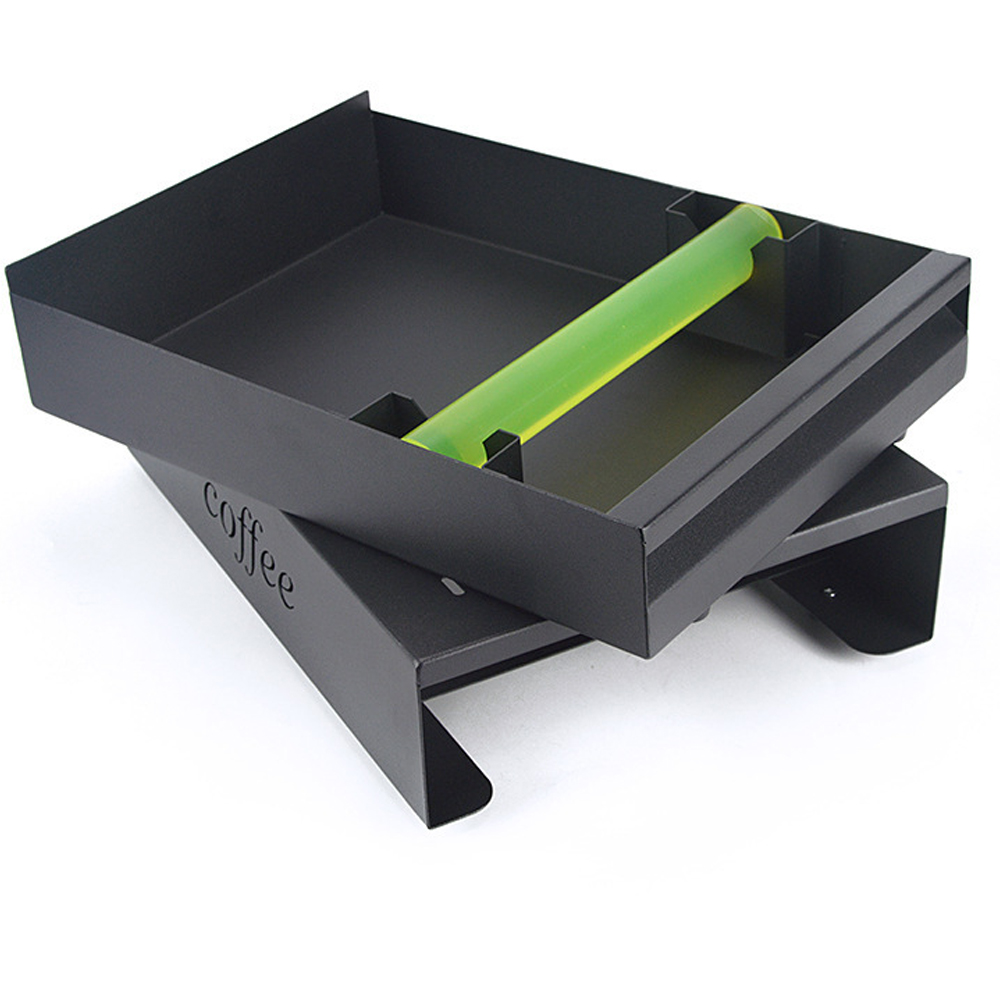 Espresso Coffee Knock Box Drawer Stainless Steel Pull-Out Style Coffee ...