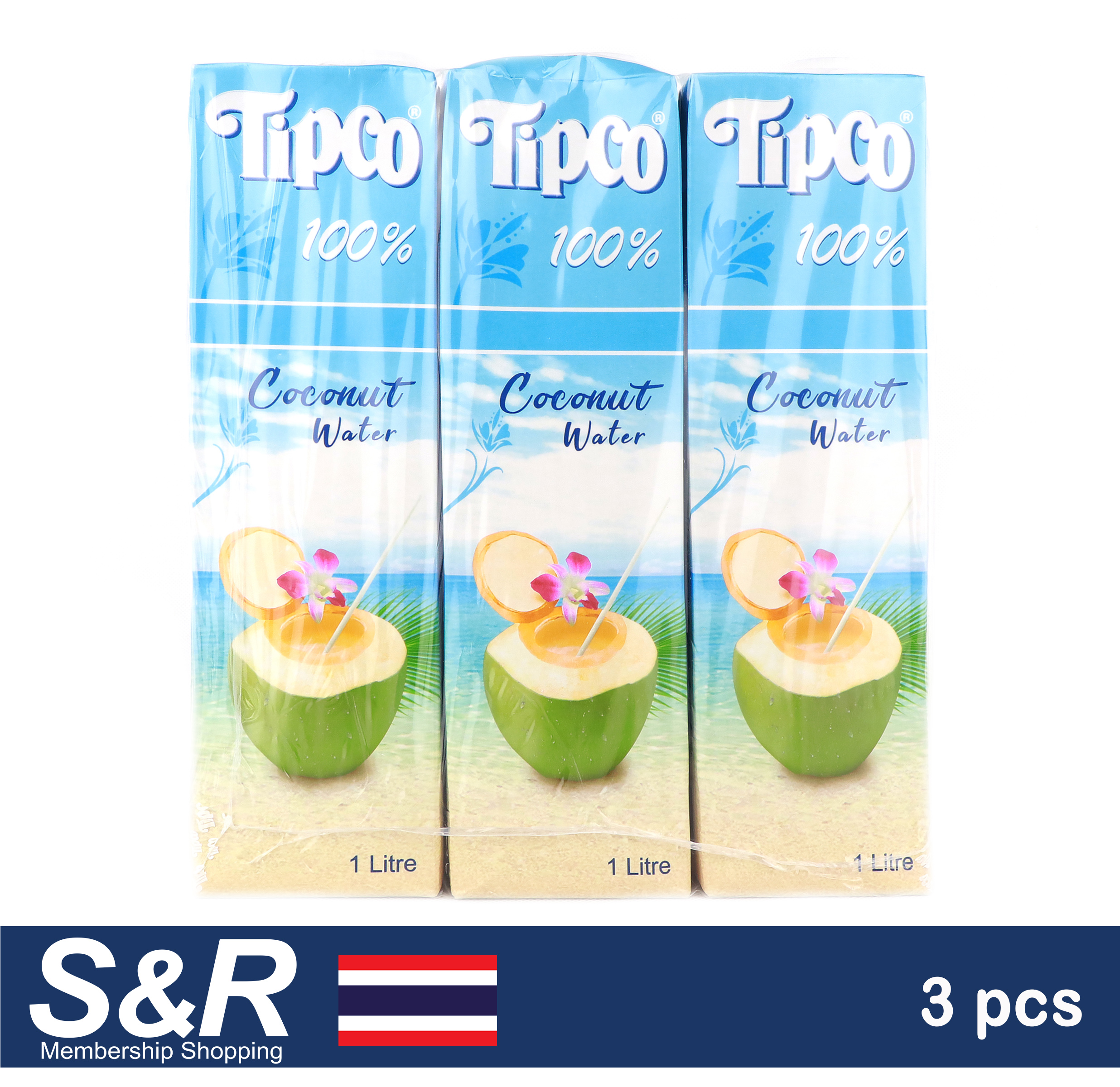 Tipco Coconut Water 3 x 1 L | Lazada PH
