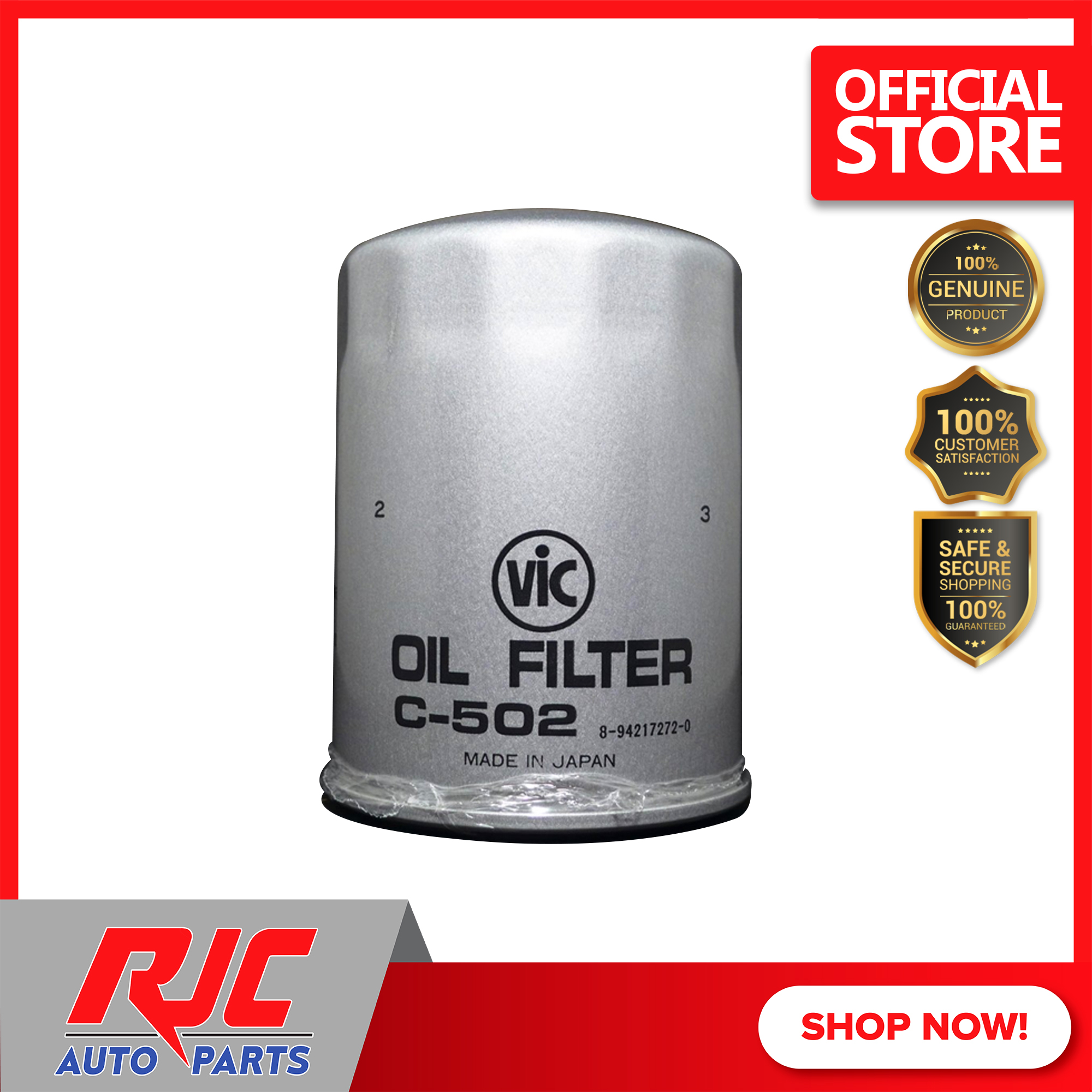 Vic Oil Filter C-502 Isuzu KB, Isuzu Gemini Diesel (Long Type) | Lazada PH