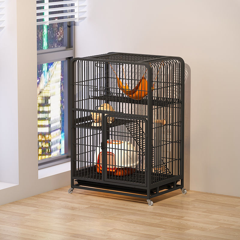 Pet Cage，Double Layer Cat Cage Multi-Storey Cat Villa Multilayer Square ...