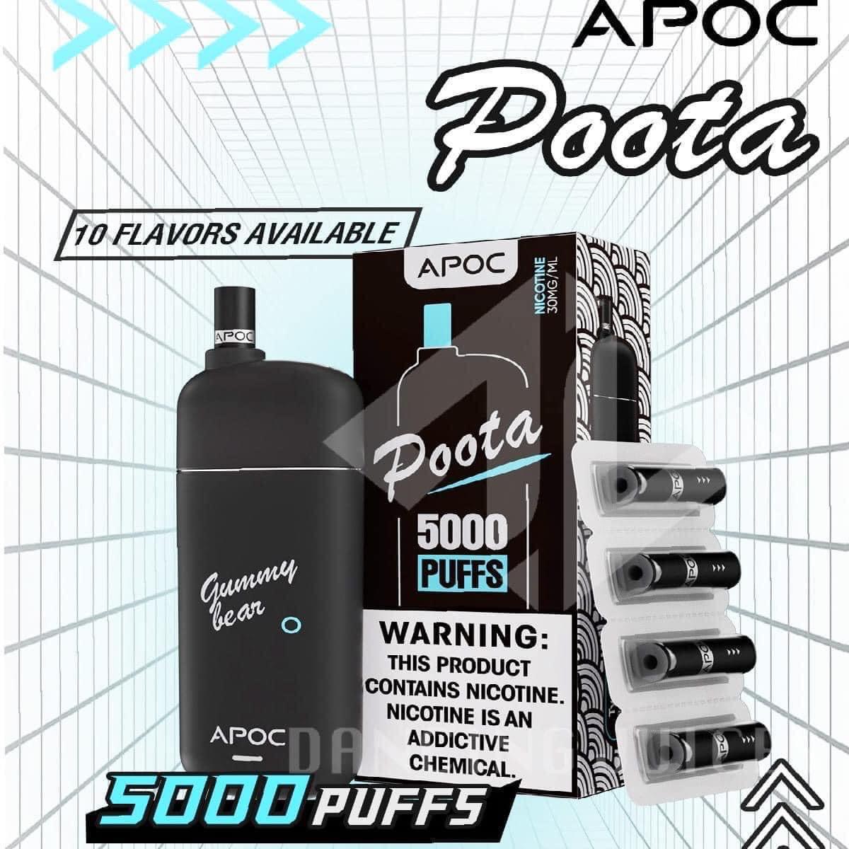 APOC ' A Piece Of Cake ' POOTA 5000 Puffs 30mg | Lazada PH