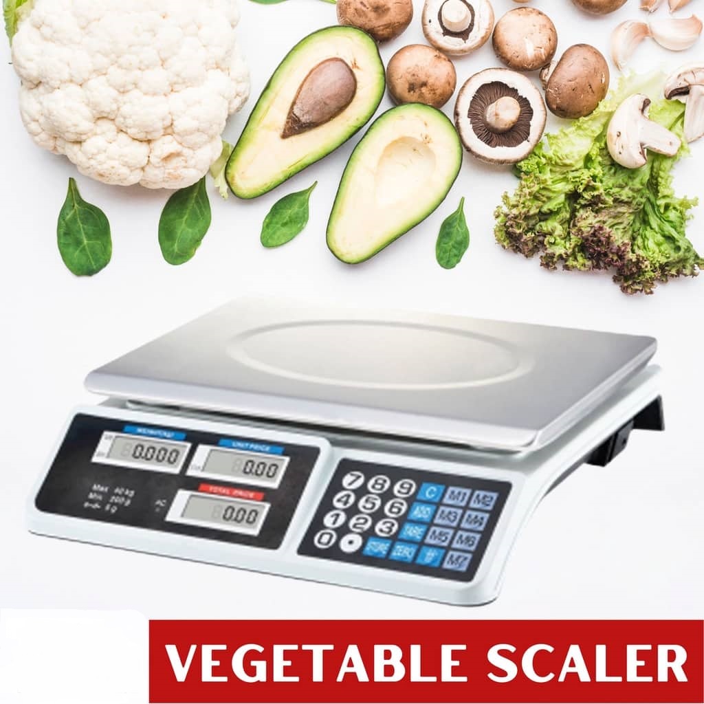 Digital Electric Multifunction Weighing Scale For Fruits Vegetables and ...