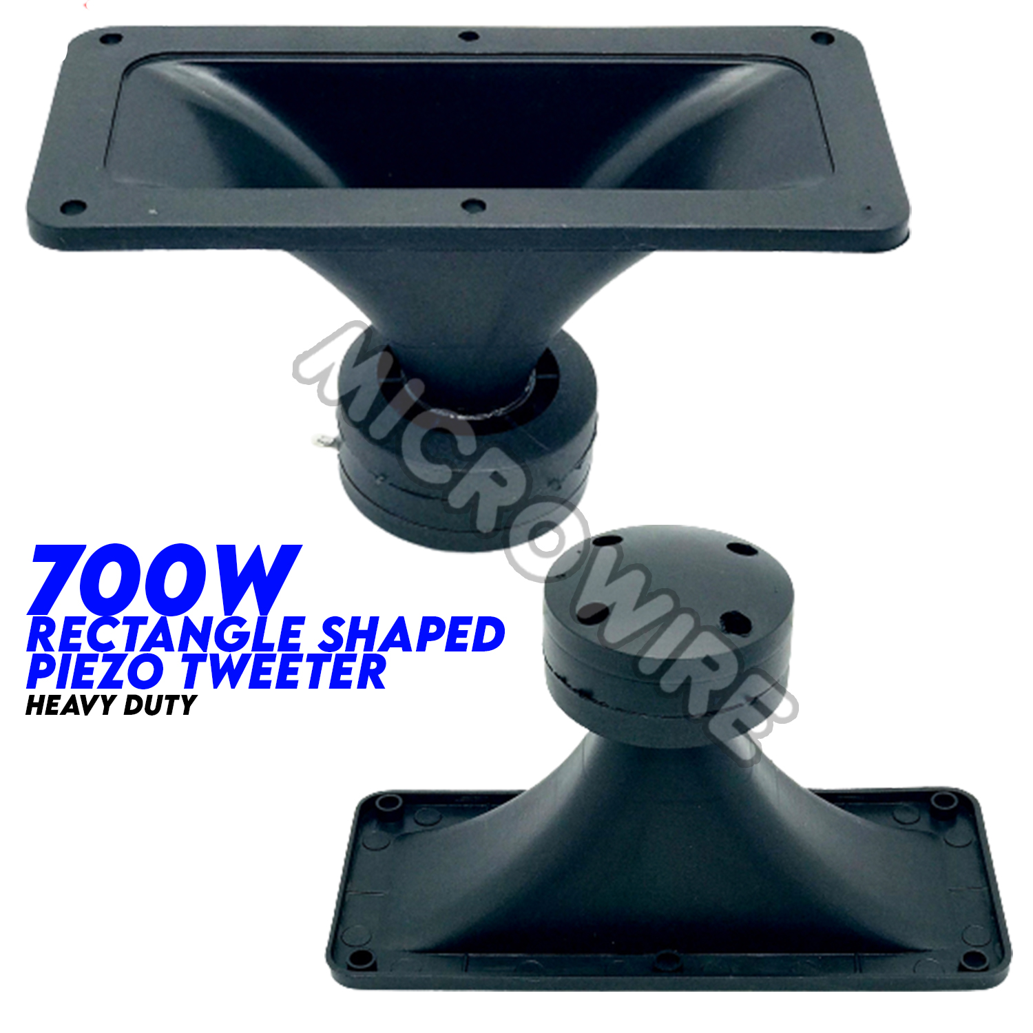 Rectangle Piezo Tweeter 700W With Grills Heavy Duty ( Per Piece ...