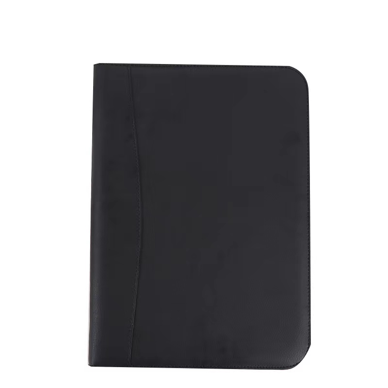 (STOCK)(COD)Portfolio Folder Faux Leather Padfolio with A4 Size ...