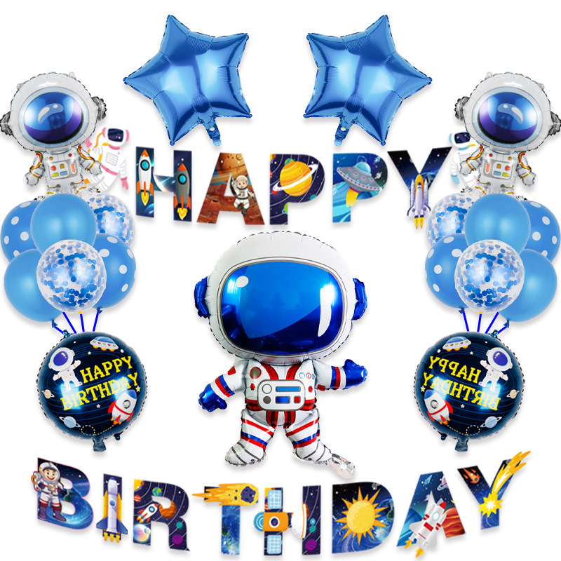 outer space astronaut balloons foil balloon space shuttle astronaut ...