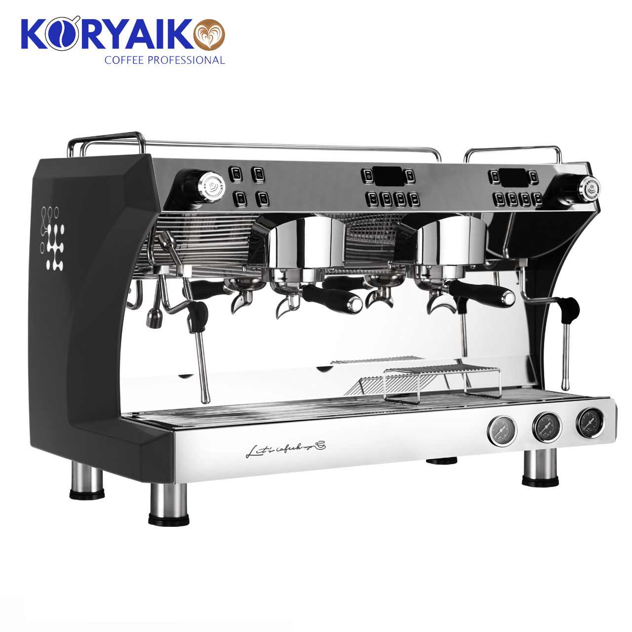 Gemilai CRM3120C Commercial Espresso Double Head Group Coffee Machine ...