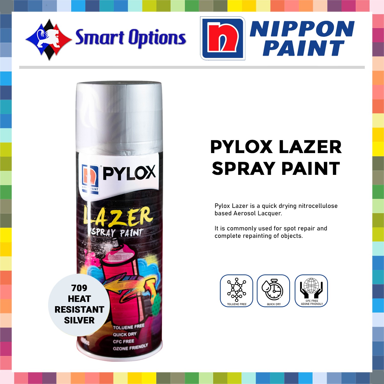 PYLOX 709 HEAT RESISTANT SILVER | Lazada PH