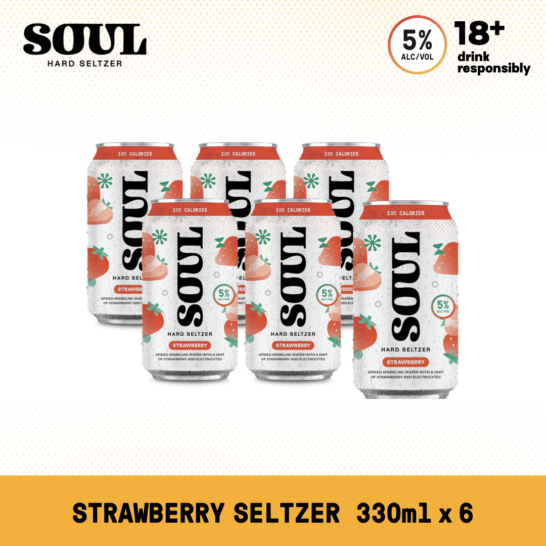 Soul Hard Seltzer - 6 PACK STRAWBERRY | Lazada PH