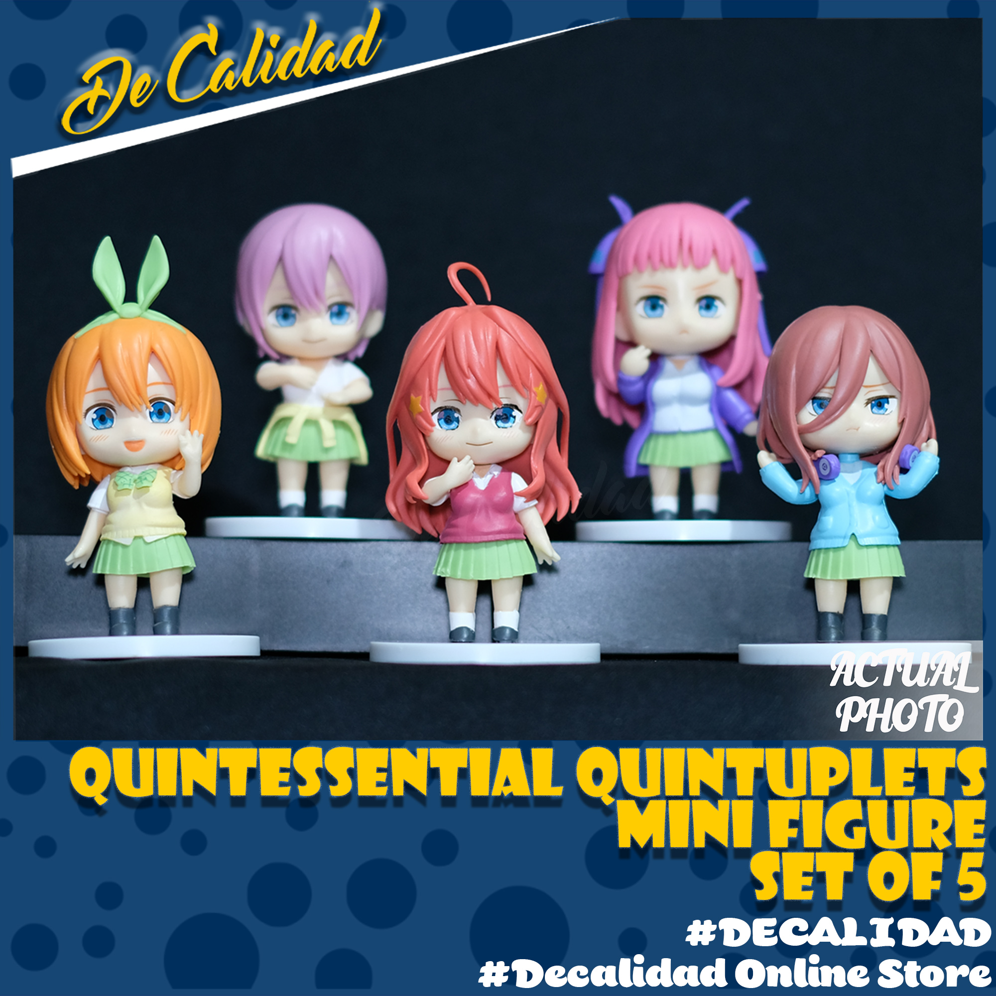 ⚠️ The Quintessential Quintuplets Mini Figure Set of 5 ⚠️ | Lazada PH