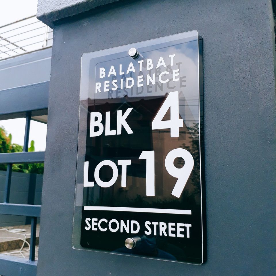 10 x 5" PREMIUM ADDRESS PLATE/DOUBLE PLATE HOUSE NUMBER | Lazada PH