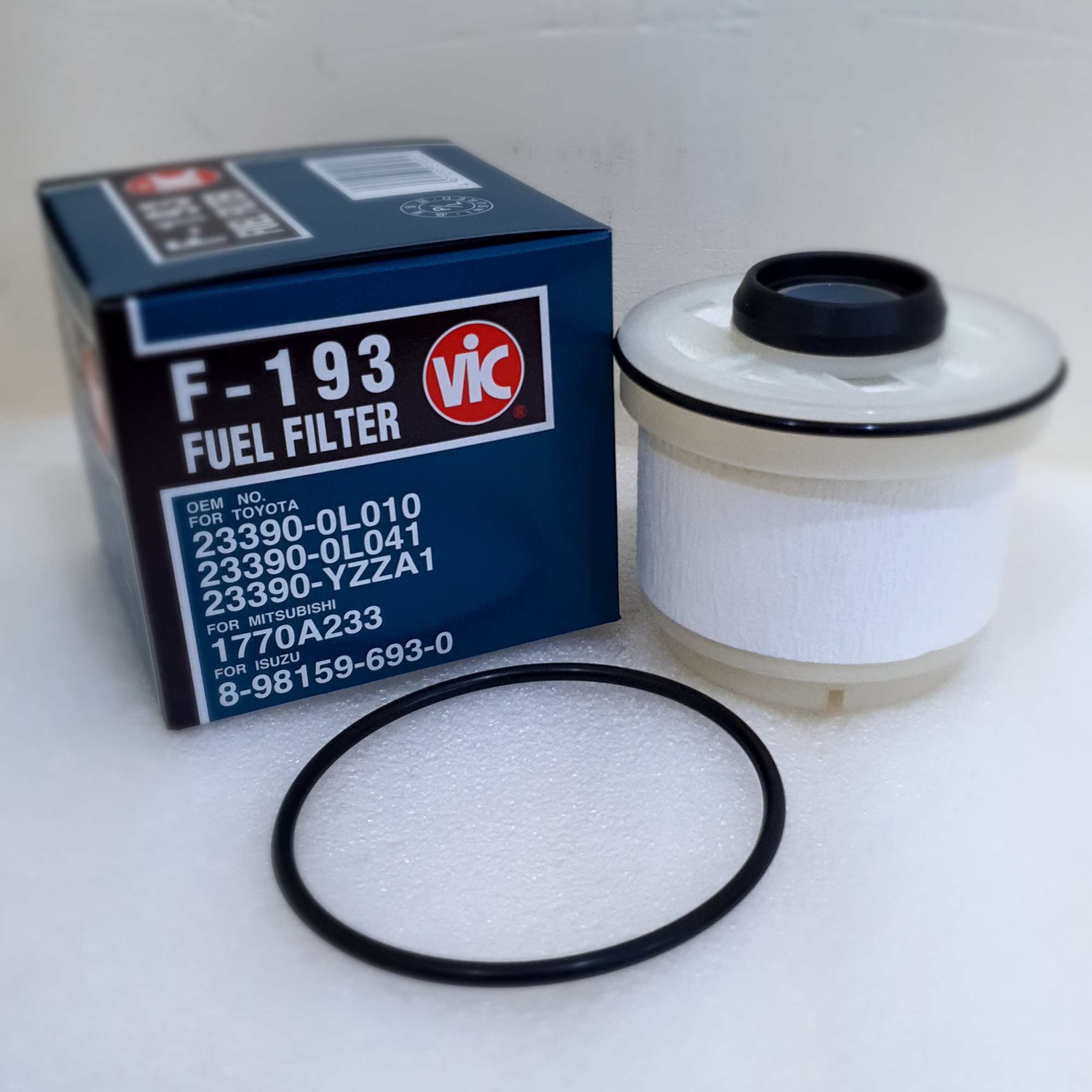 VIC Fuel Filter Toyota, Mitsubishi, Isuzu (F-193) for Toyota Innova 2.5 ...