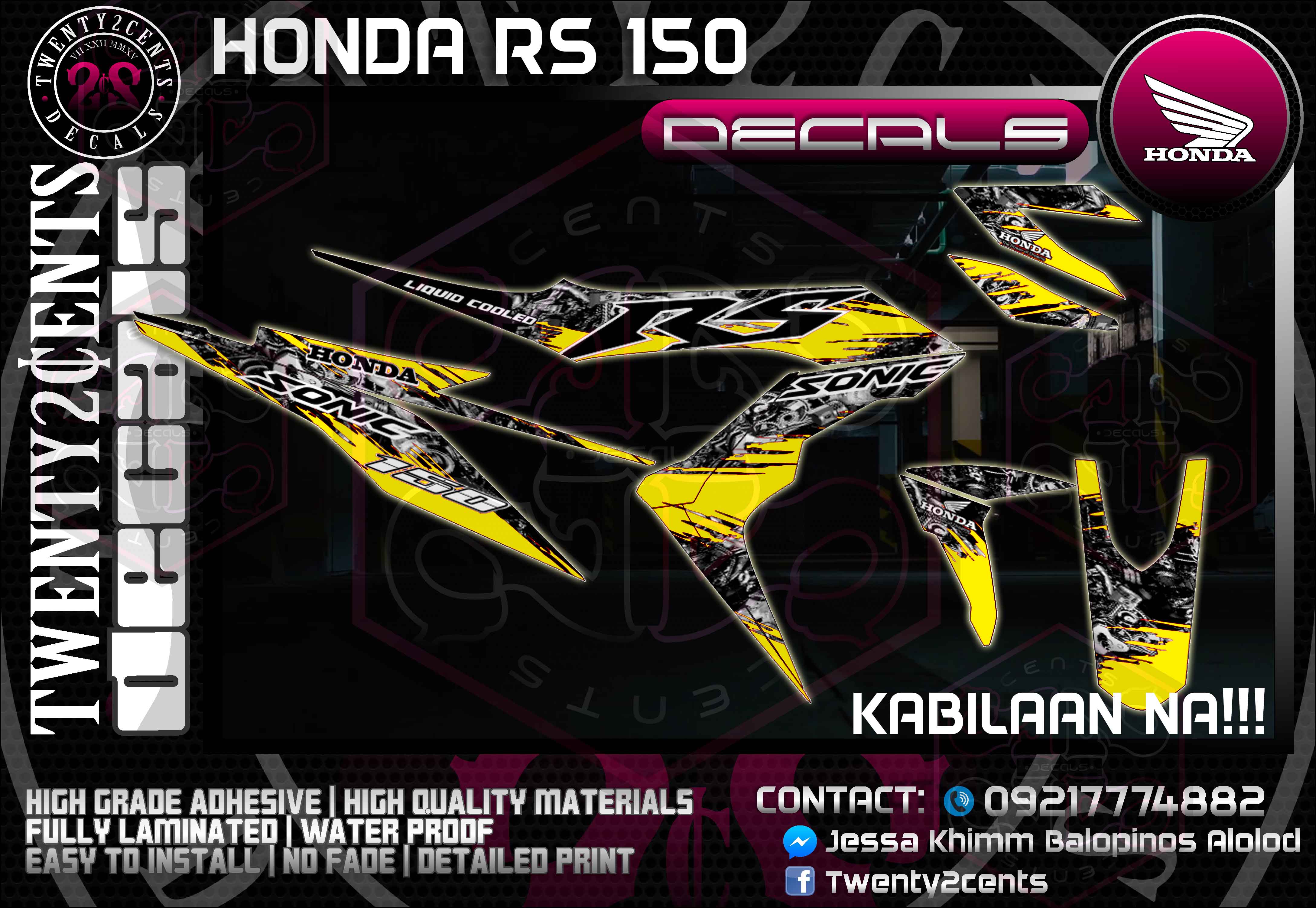rs 150 decals | Lazada PH