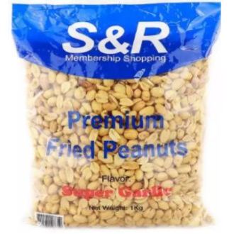 Ready to Eat!! 1 Bag S&R SnR Premium Fried Peanuts Super Garlic 1KG ...