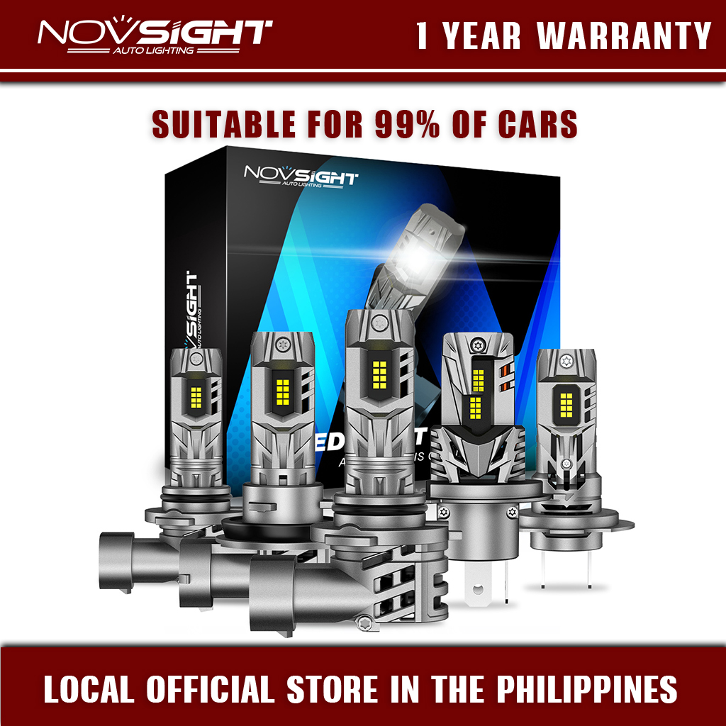 Novsight 1:1 LED Car Headlight N63 90W 20000LM H4 H7 H11 HB3 9005 HB4 9006 H1 H3 6000K Headlight ...