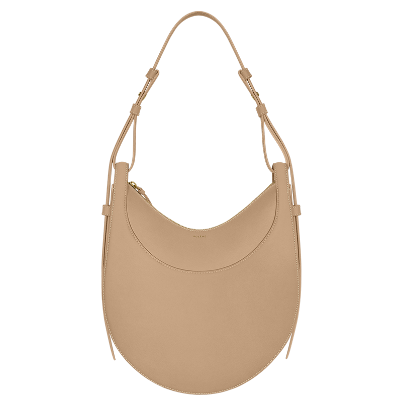 Polene Curved Moon Saddle Half Moon Bag rance Special-Interest Design ...