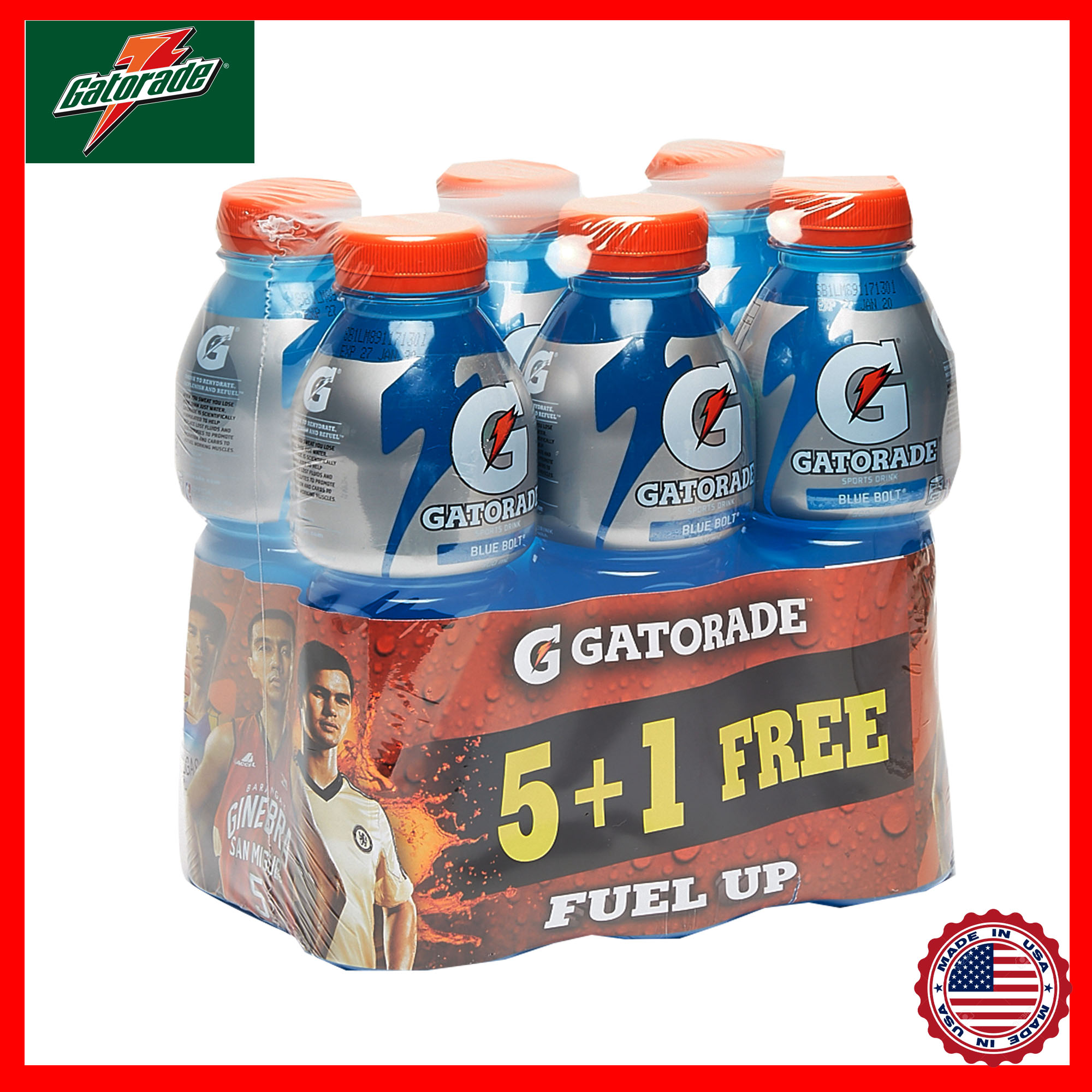 Gatorade Blue Bolt Sports Drink 5+1 Pack|Gatorade Products| Gatorade ...