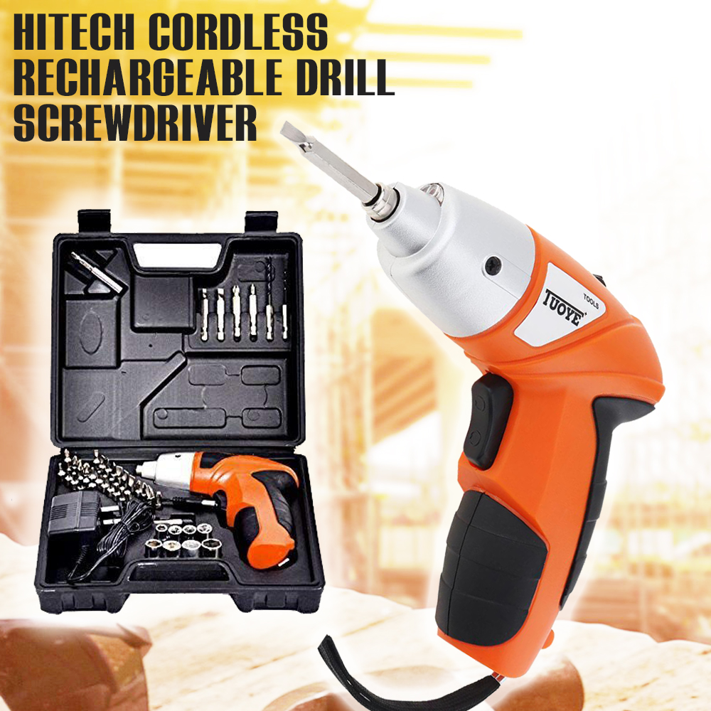 Cordless Rechargeable Handy Drill Screwdriver 45pcs or try our multi ...
